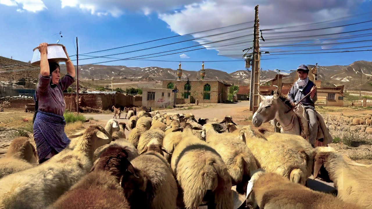 Exploring Iran's Nomadic Lifestyle | Daily routine of rural people in ...