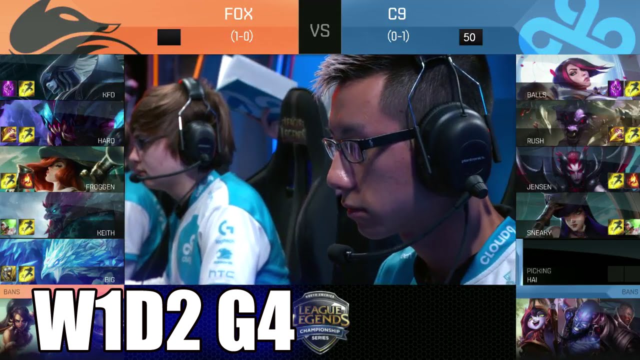 Echo Fox vs Cloud 9 | Week 1 Day 2 S6 NA LCS Spring 2016 | FOX vs C9 G1 ...