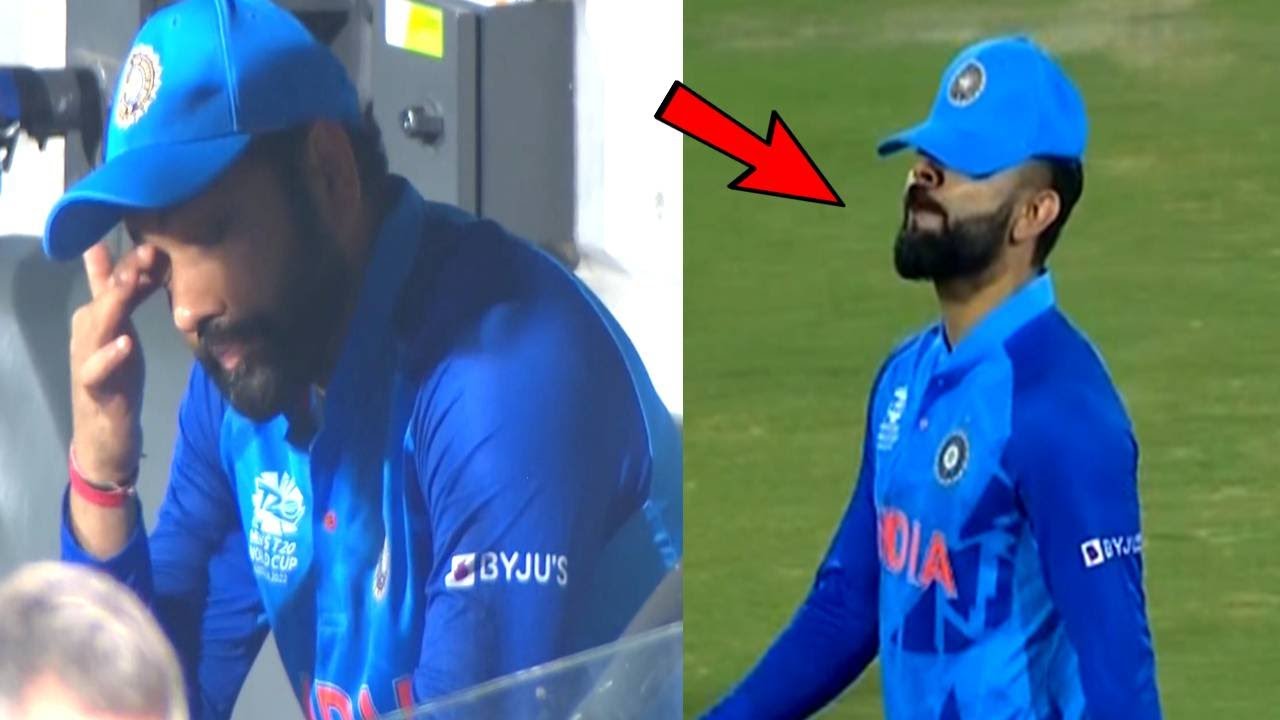 Virat and Rohit sharma crying after match. India vs England t20 world ...