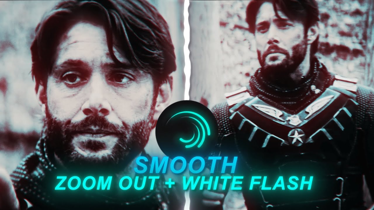 Smooth zoom out + White flash tutorial | Alight motion Tutorial ...