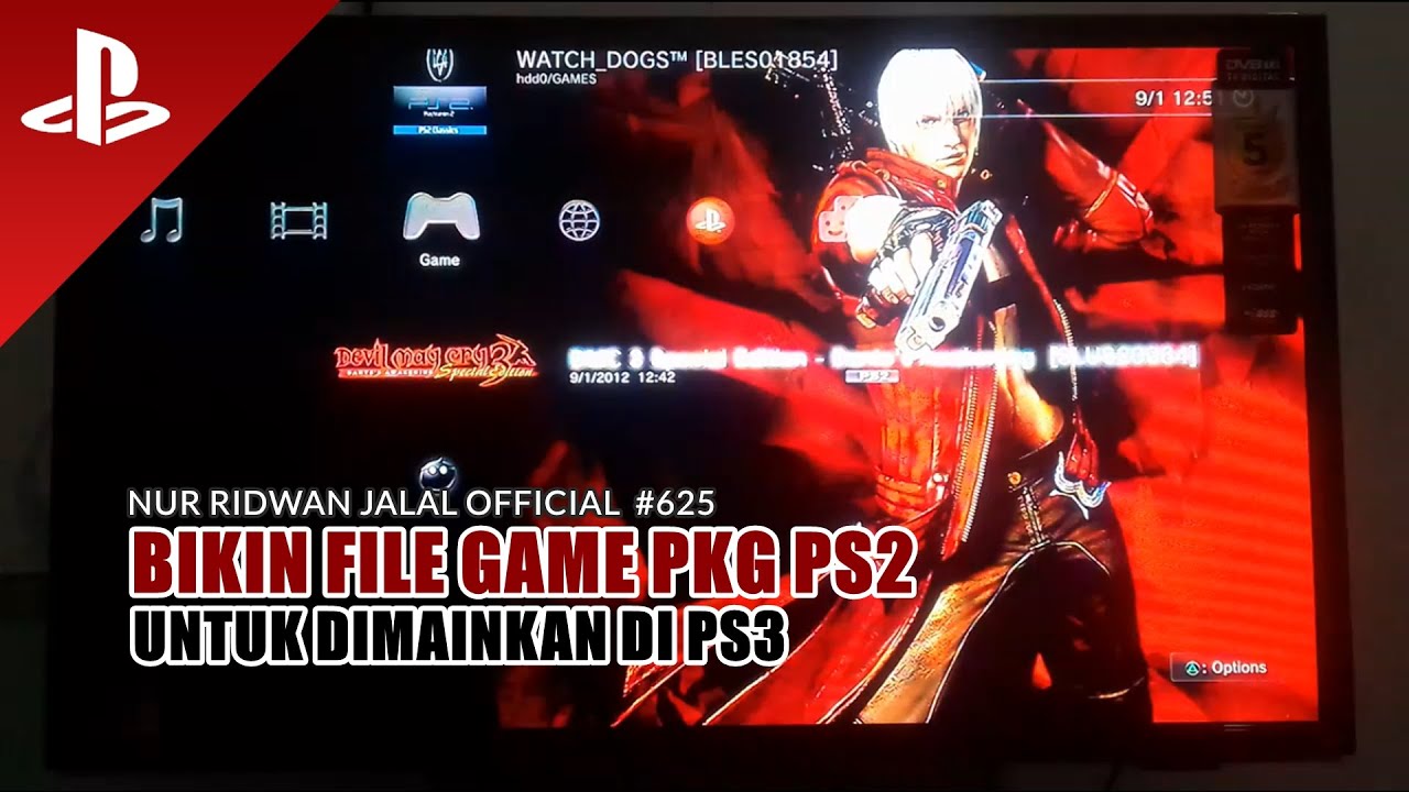 #625 // BIKIN FILE GAME PKG PS2 UNTUK DIMAINKAN DI PS3 - YouTube