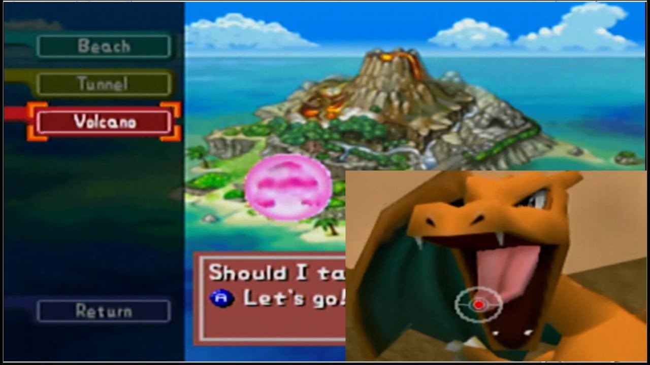 Let's Play! Pokémon Snap 64: Mission 3 - volcano - YouTube
