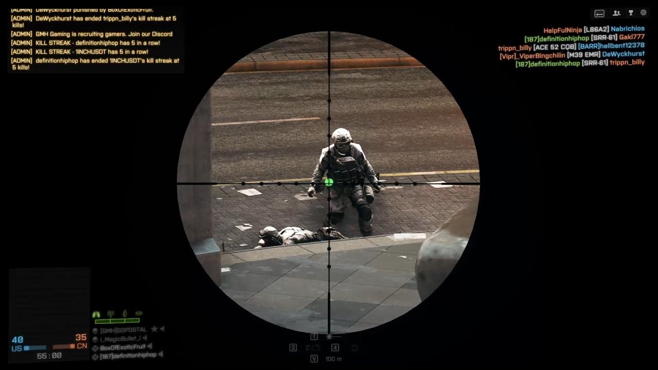 BF4 Flawless Hardcore Sniper 6-piece - YouTube