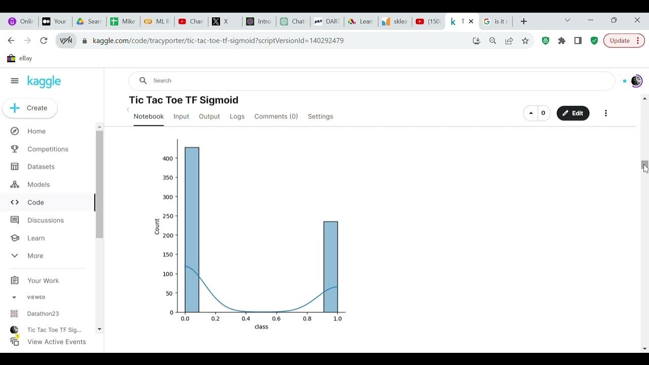 Code review: Use keras tensorflow to make predictions on a Tic Tac Toe game board - YouTube