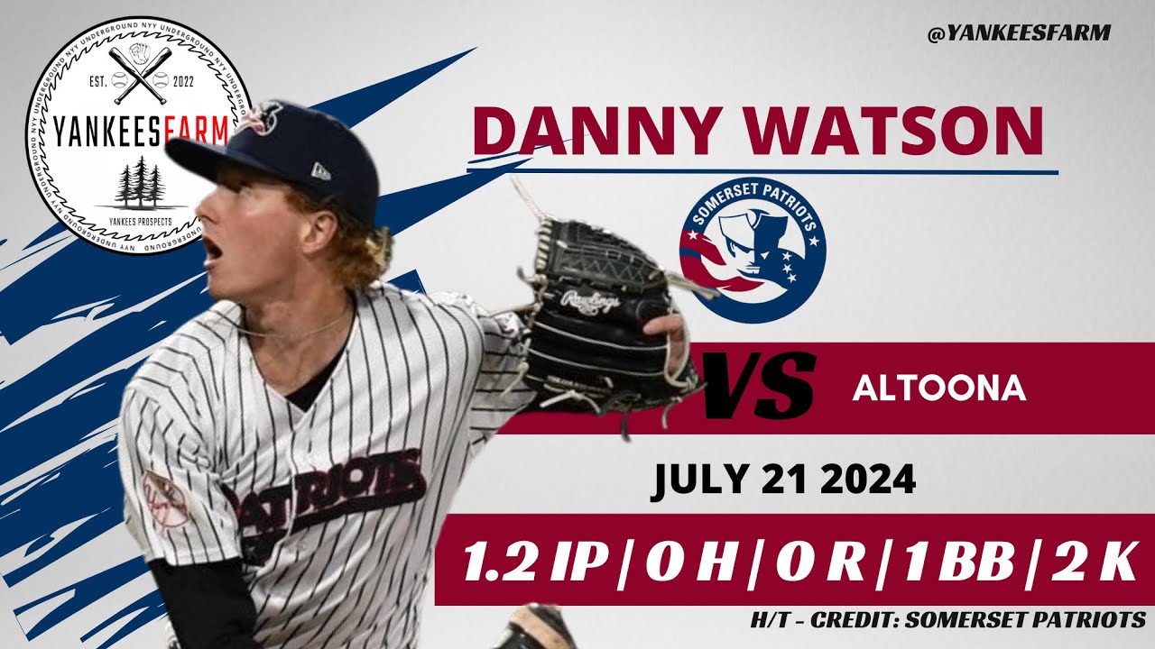 Danny Watson Vs. Altoona Curve 7/21/24 - YouTube