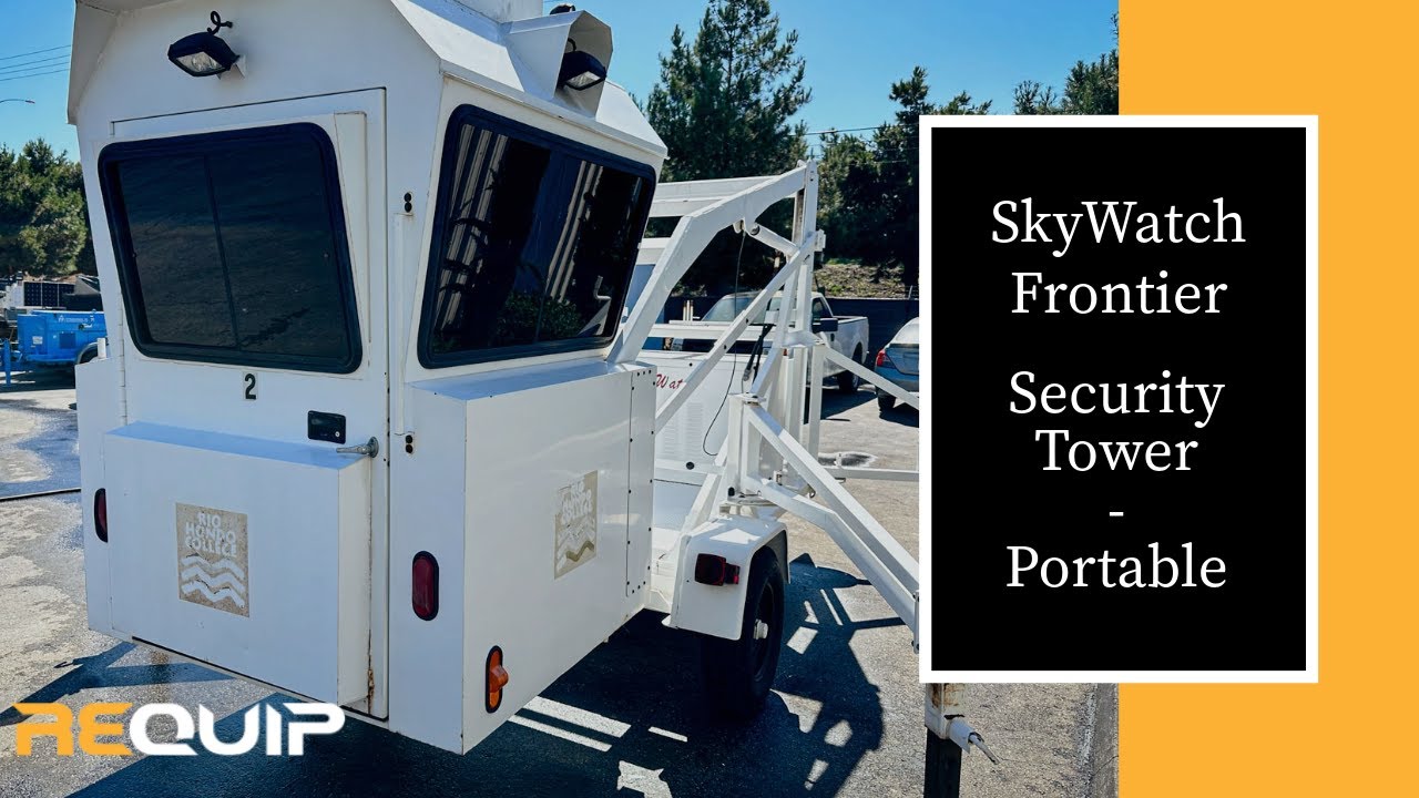 SkyWatch Frontier Portable Security Tower | Onan Generator | Gas | 854 ...