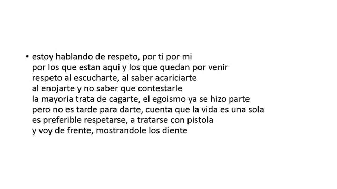 Liricistas - Respeto (Con A.R.B. & Lennys) + letra - YouTube