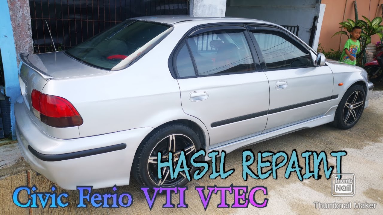 Hasil Repaint Civic ferio vti VTEC - YouTube