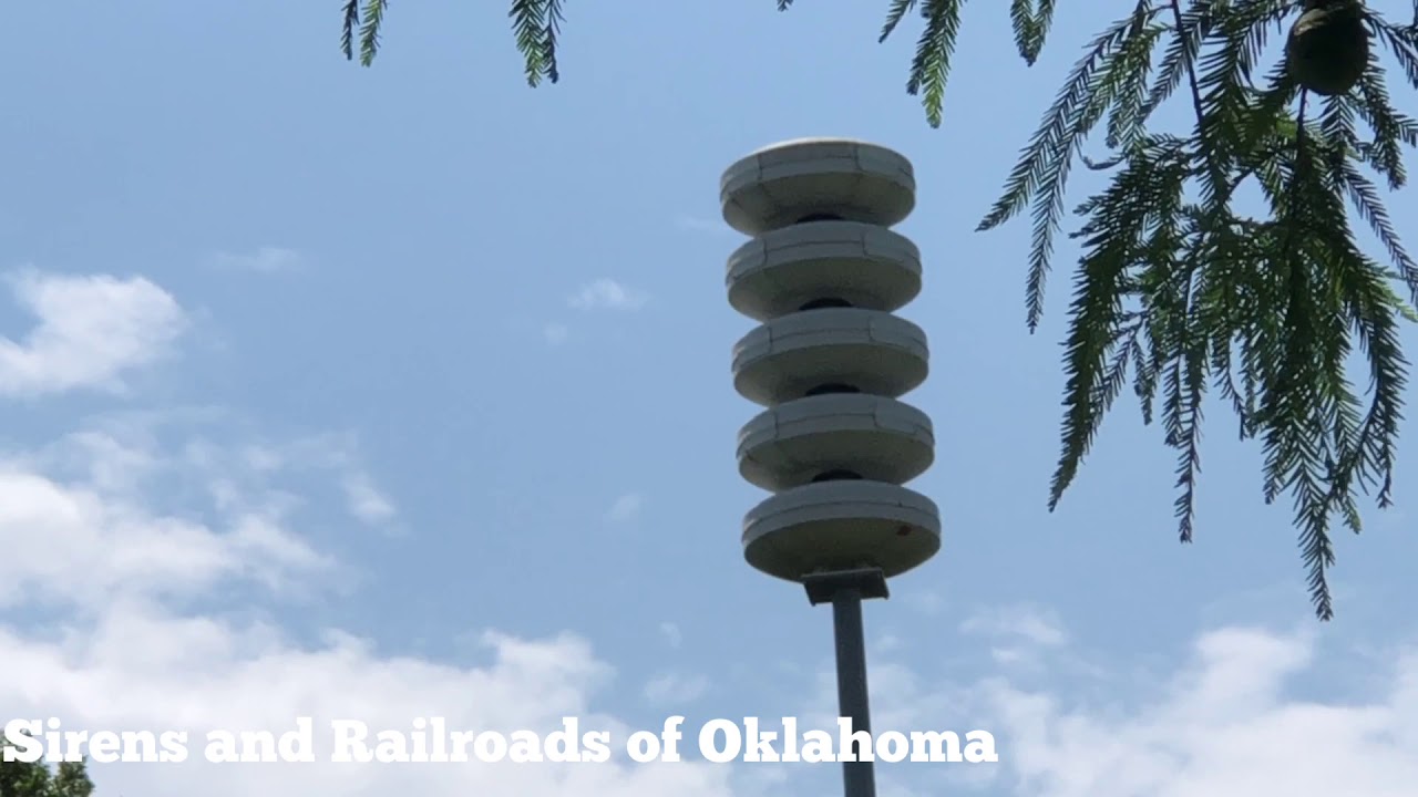 Modulator 4016 siren test - voice, alert- Nichols Hills, OK 8/10/19 ...