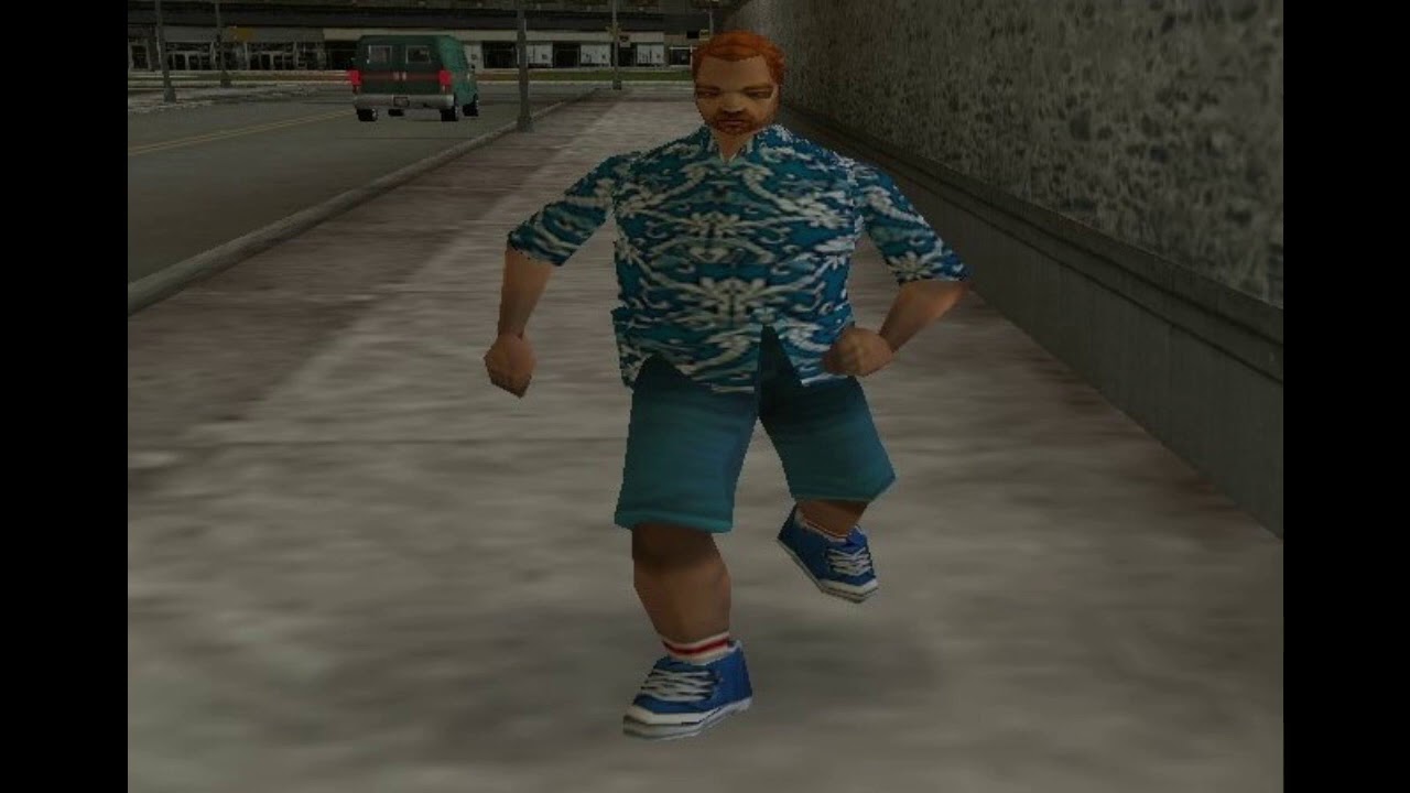 GTA 3 Ped Quotes - Fat Ginger Male w/ Blue Outfit - YouTube