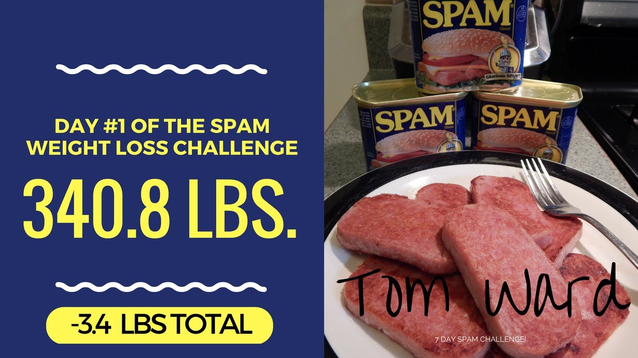 SPAM Challenge - Day #1 - Down -3.4 lbs in just 24 Hours! - YouTube