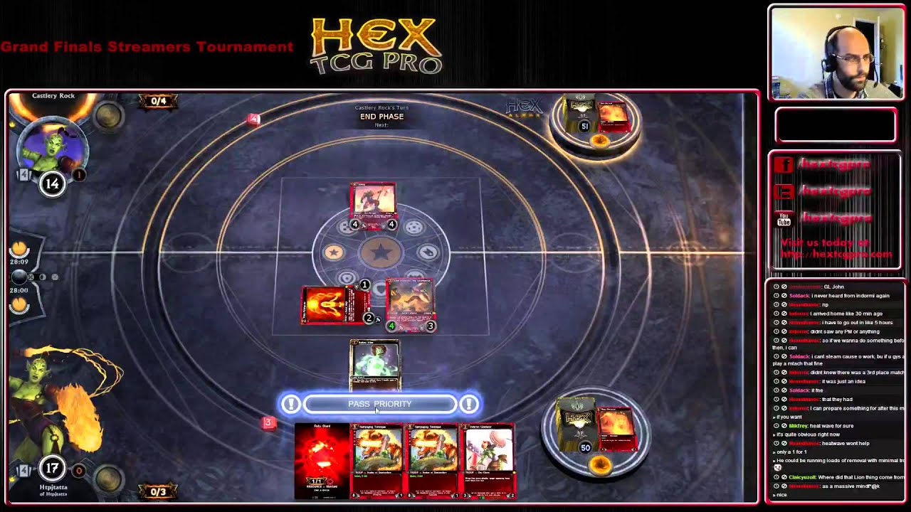 Hex TCG Streamers Tournament FInals - Game 1 vs Kroannl - YouTube