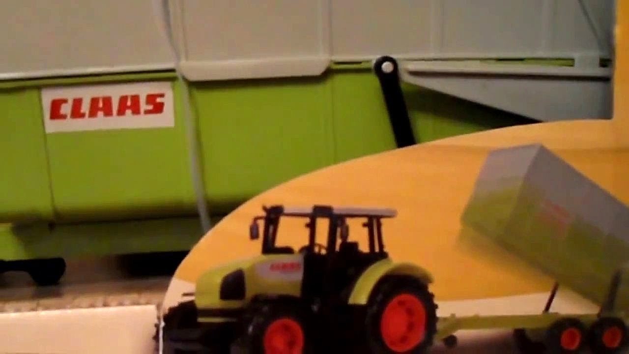 DICKIE TOY CLAAS FARM TRACTOR SET NEW TOY - YouTube