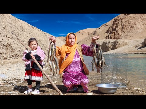 Amazing Fishing in the Village–Unbelievable Catch and Cooking  by Village women 