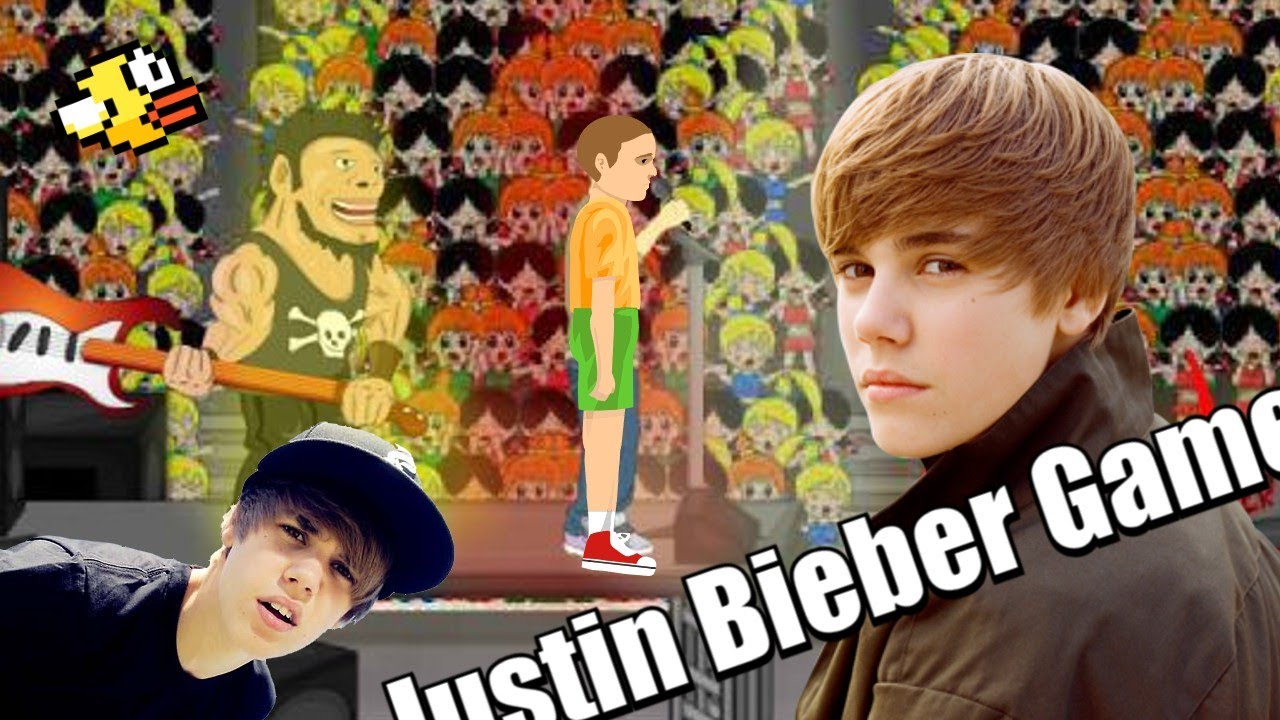 Playing Justin Bieber Games - YouTube