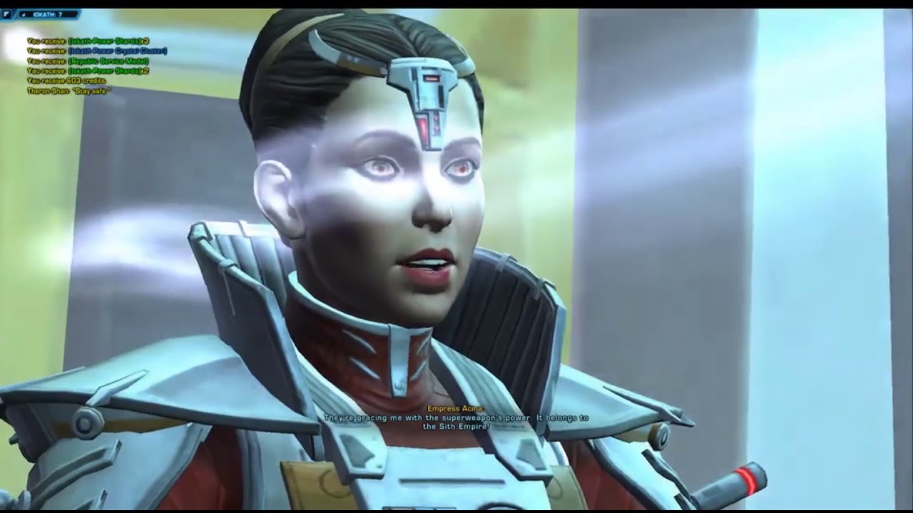 SWTOR KOTET Acina's Death - YouTube