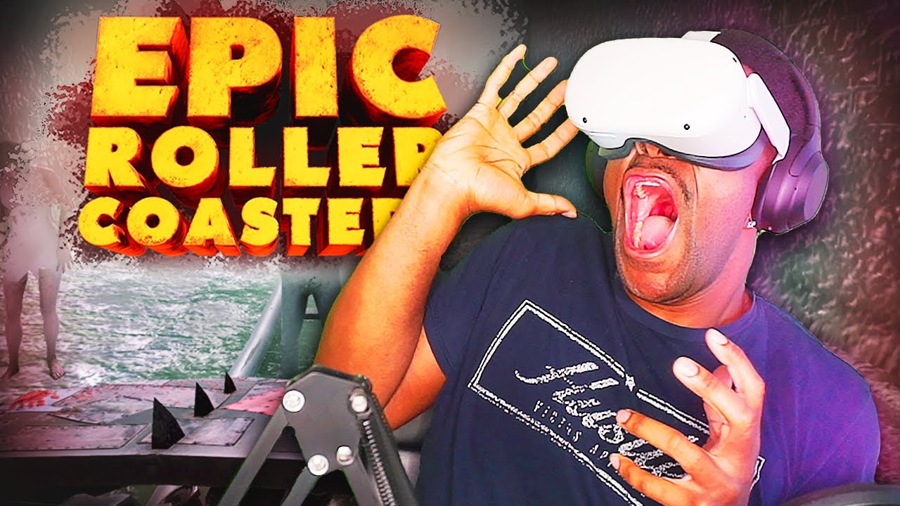 VR ROLLER COASTERS ARE HORRIFYING | EPIC ROLLER COASTERS OCULUS QUEST 2 - YouTube