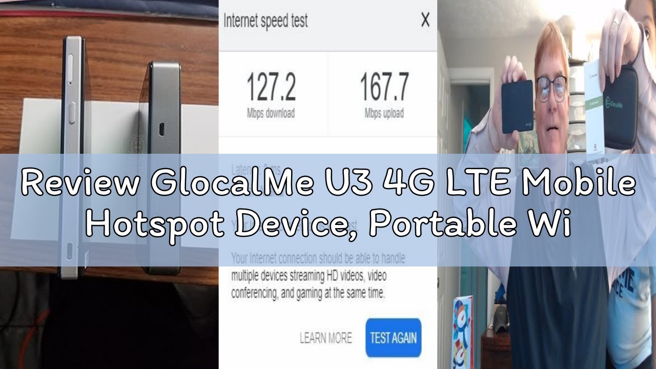Review GlocalMe U3 4G LTE Mobile Hotspot Device, Portable WiFi Hotspot ...
