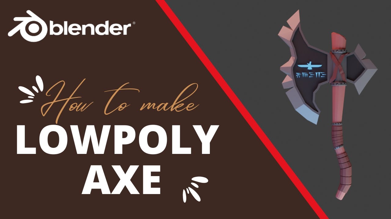 How To Create A Low Poly Axe In Blender: Easy Step-by-Step Tutorial ...