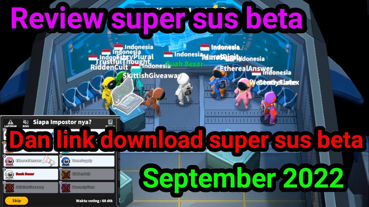 review ini dia super sus beta - cara daftar super sus beta september ...