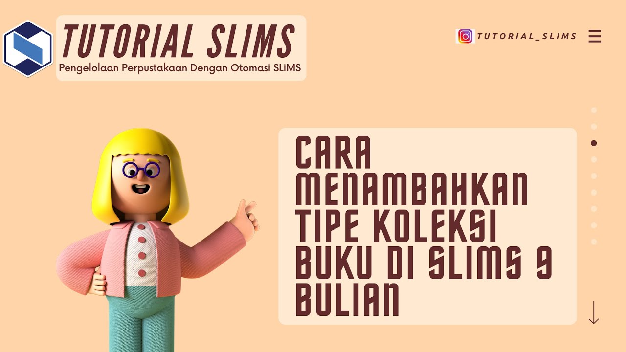 Cara Menambahkan Tipe Koleksi Buku di SLiMS 9 Bulian : Tutorial SLiMS ...