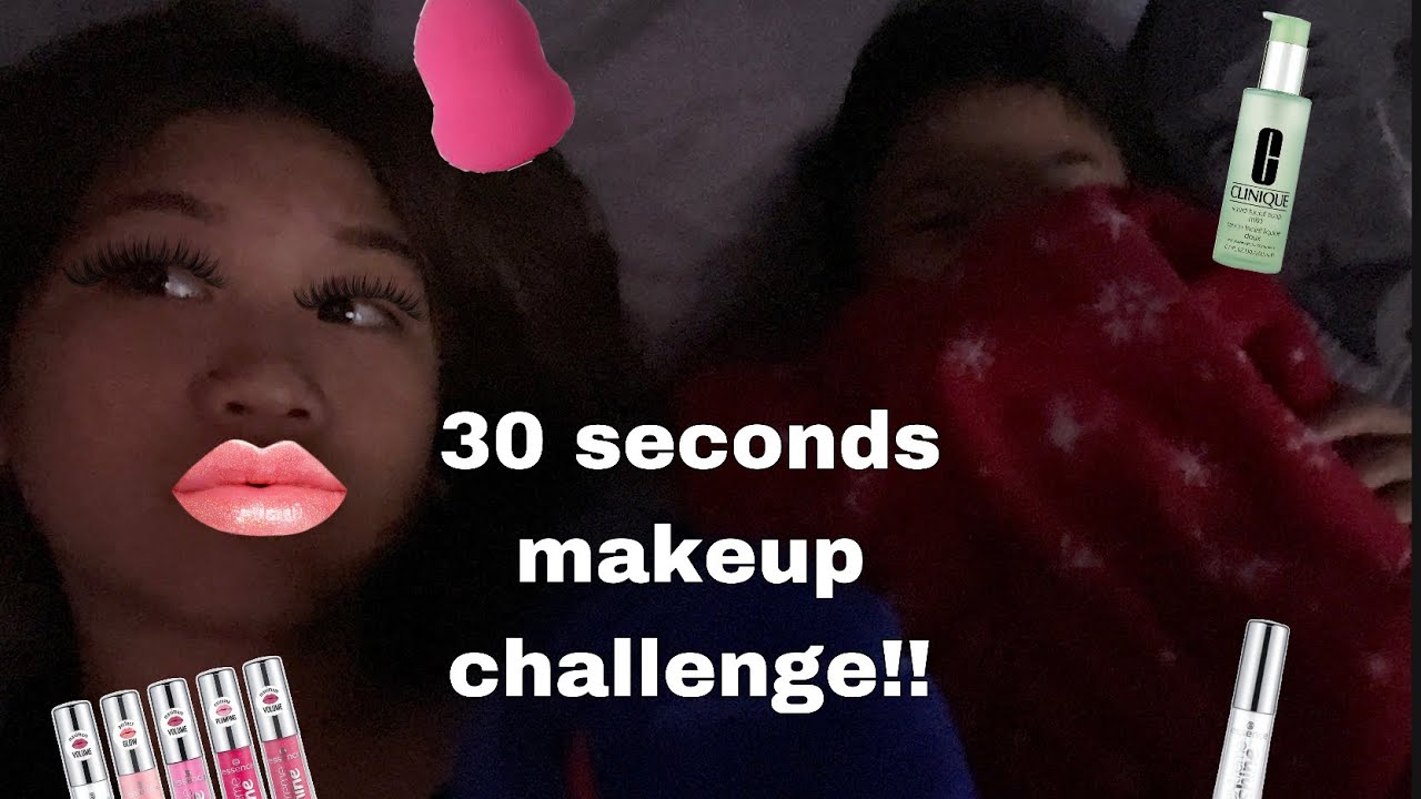 30 seconds makeup challenge!! - YouTube