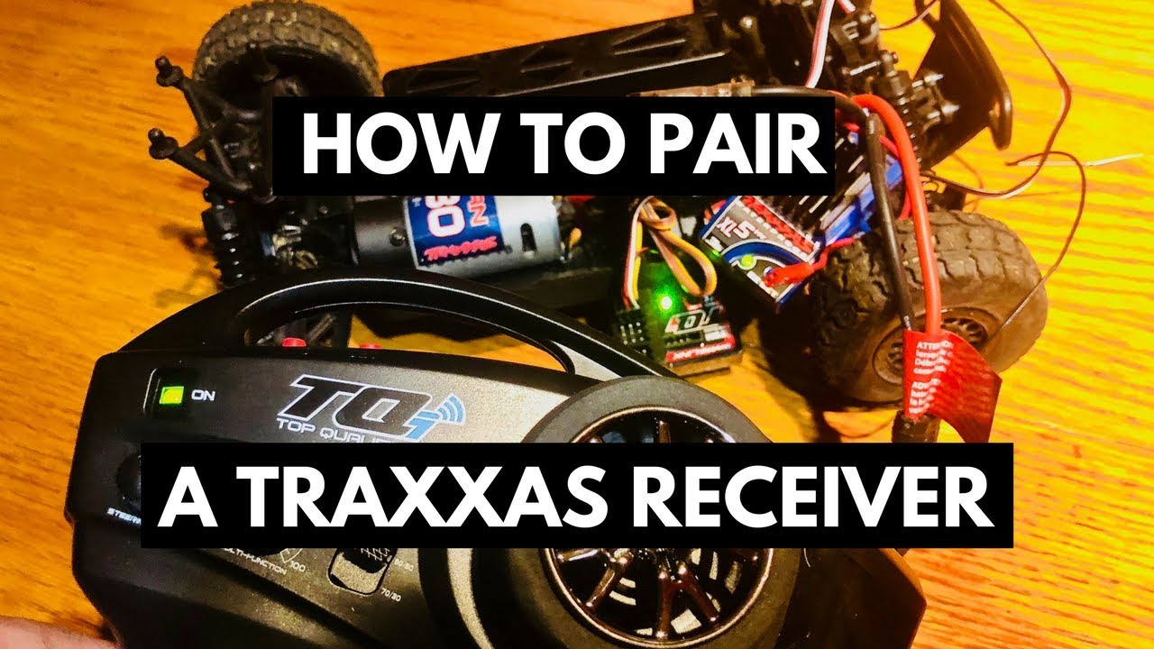 How To Pair Traxxas Receiver With Transmitter - Step By Step - YouTube