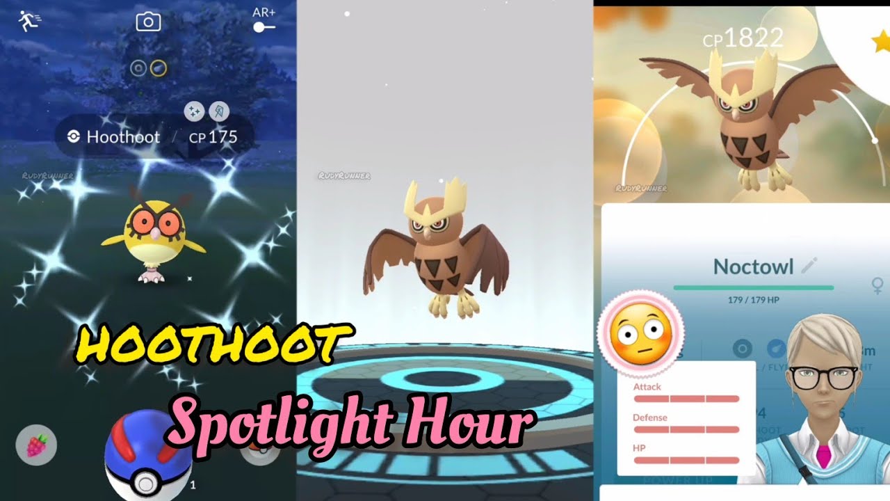 [PokémonGO] unexpectedly got two hundo hoothoot in Spotlight Hour ...