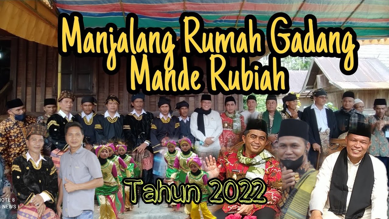 Manjalang rumah gadang mande rubiah 2022 - YouTube