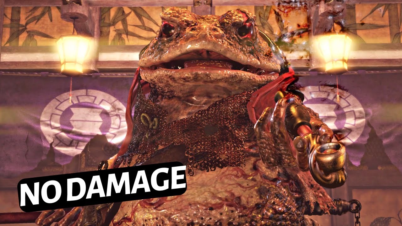 Nioh - Giant Toad No Damage Boss Fight #11 - YouTube