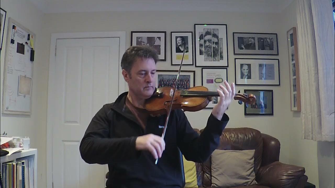 5. Violin Beginner Long Long Ago playing on correct open strings to ...