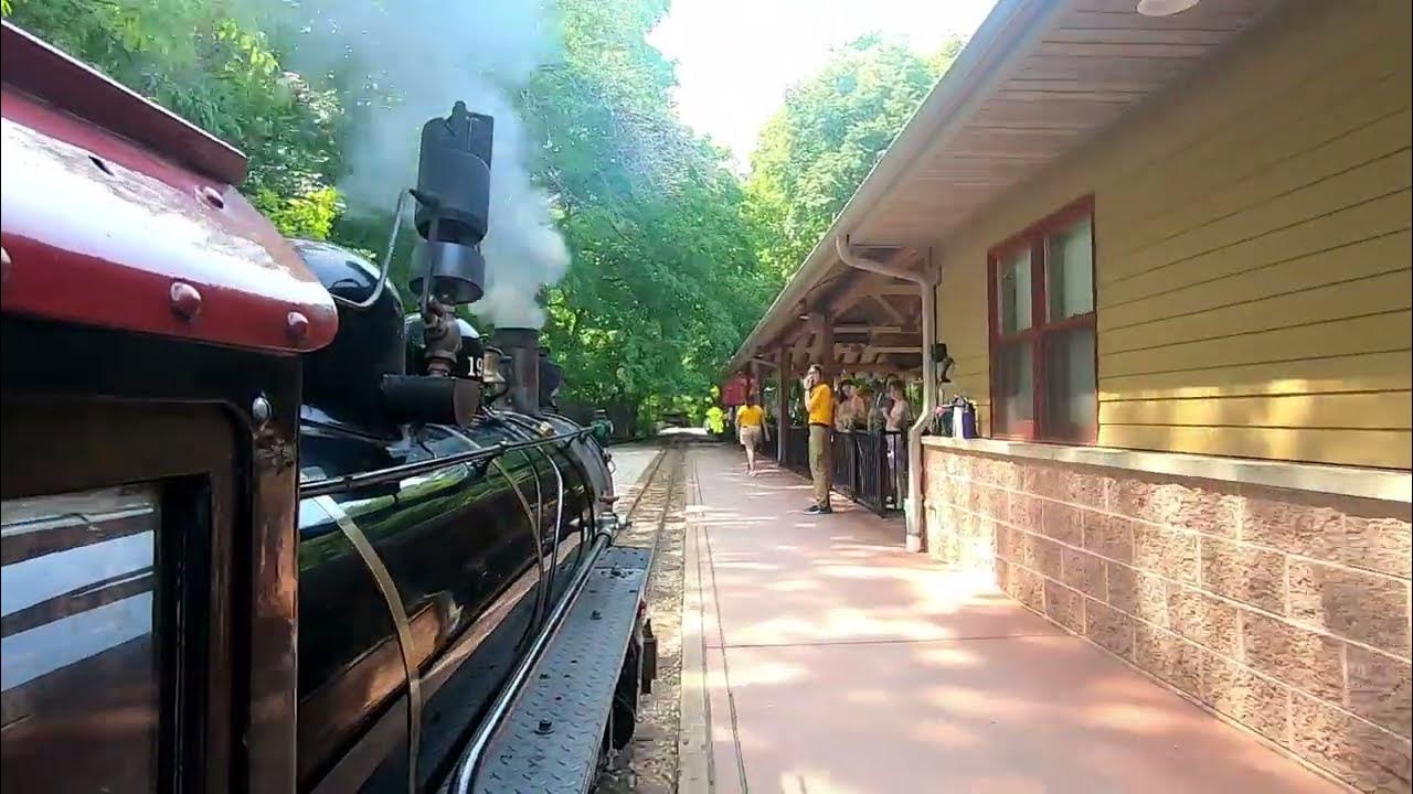 Milwaukee County Zoo Train 1916 Fire up and Cab Ride - YouTube
