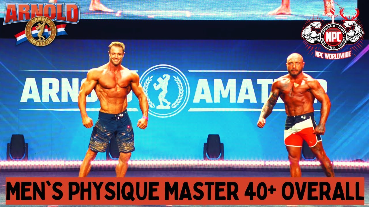 Arnold Sports Festival Amateur 2024 - Men's Physique Master 40+ Overall ...