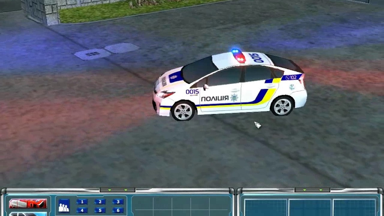 Em4 UngvarMod Toyota Prius police car demo - YouTube