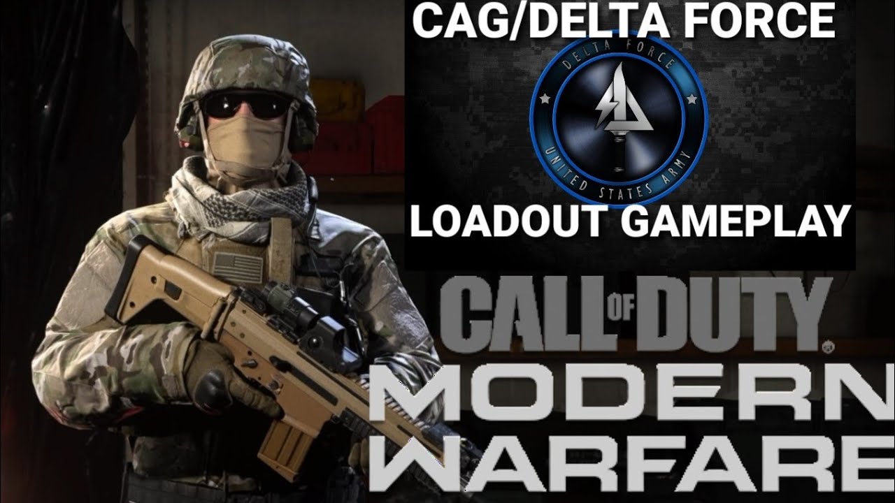 CAG/Delta Force Operator and Loadout gameplay - Call of Duty Modern ...