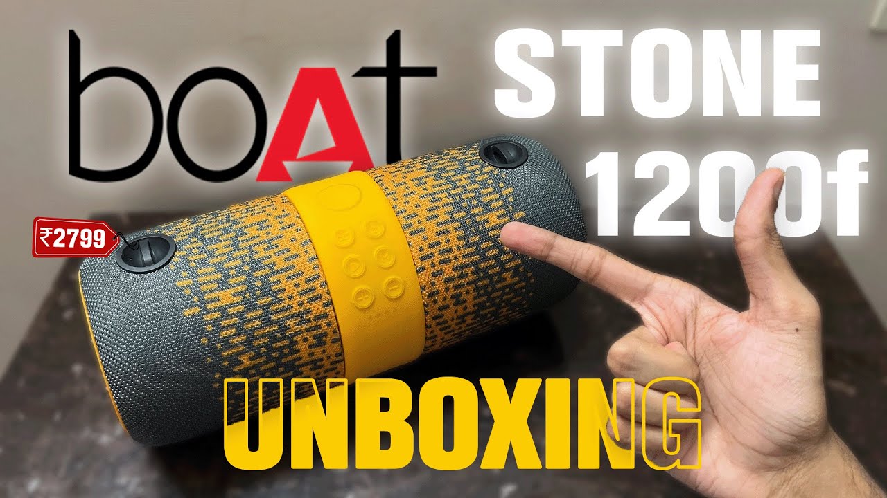 Boat Stone 1200f Unboxing & Review🔥 | Best Bluetooth Speaker Under ...