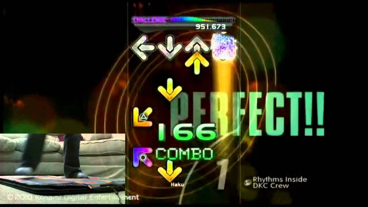 PS3 DDR "Rhythms Inside" 8 Arrow Challenge - YouTube