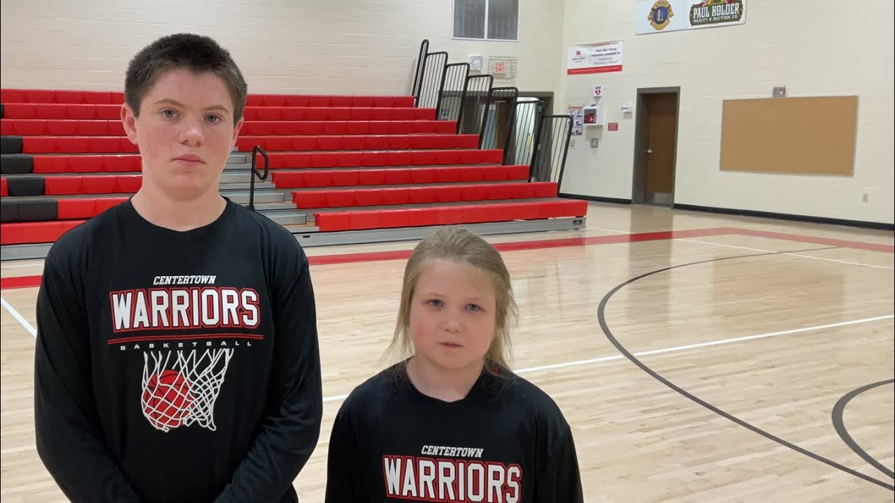 5/6 Girls vs Boys Basketball Game Centertown - YouTube