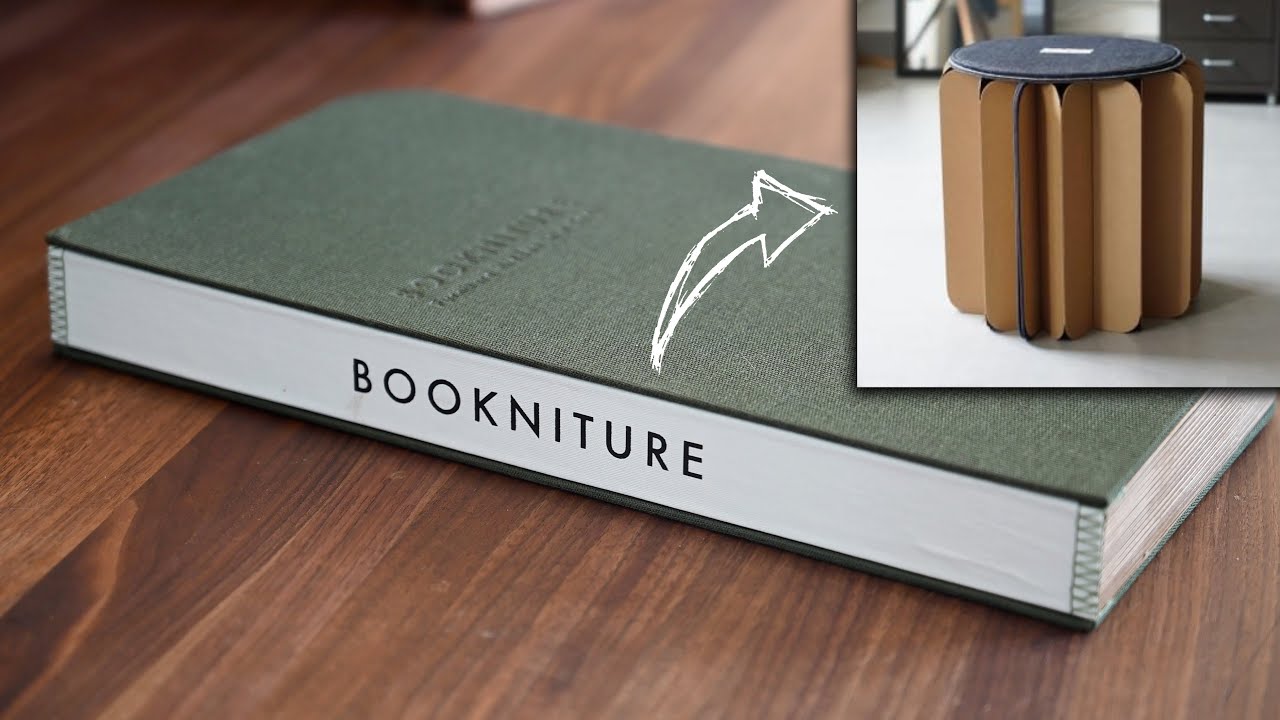 Bookniture Hide a Chair In A Book: Too Cool To Believe! - YouTube