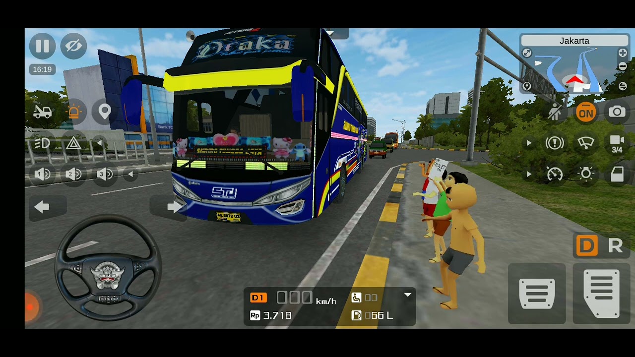 |stj draka| basuri v3 bussid - YouTube