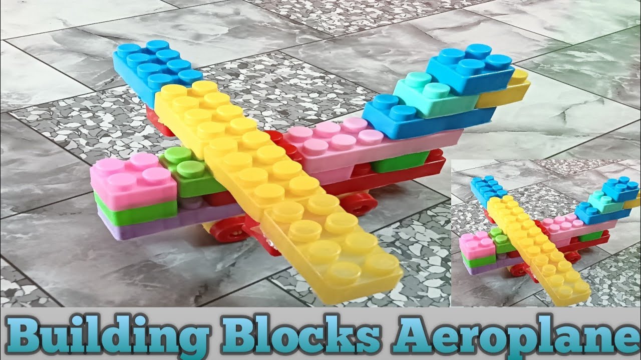 How To Make Aeroplane With Building Block/Block Game/Block Toys/Block ...