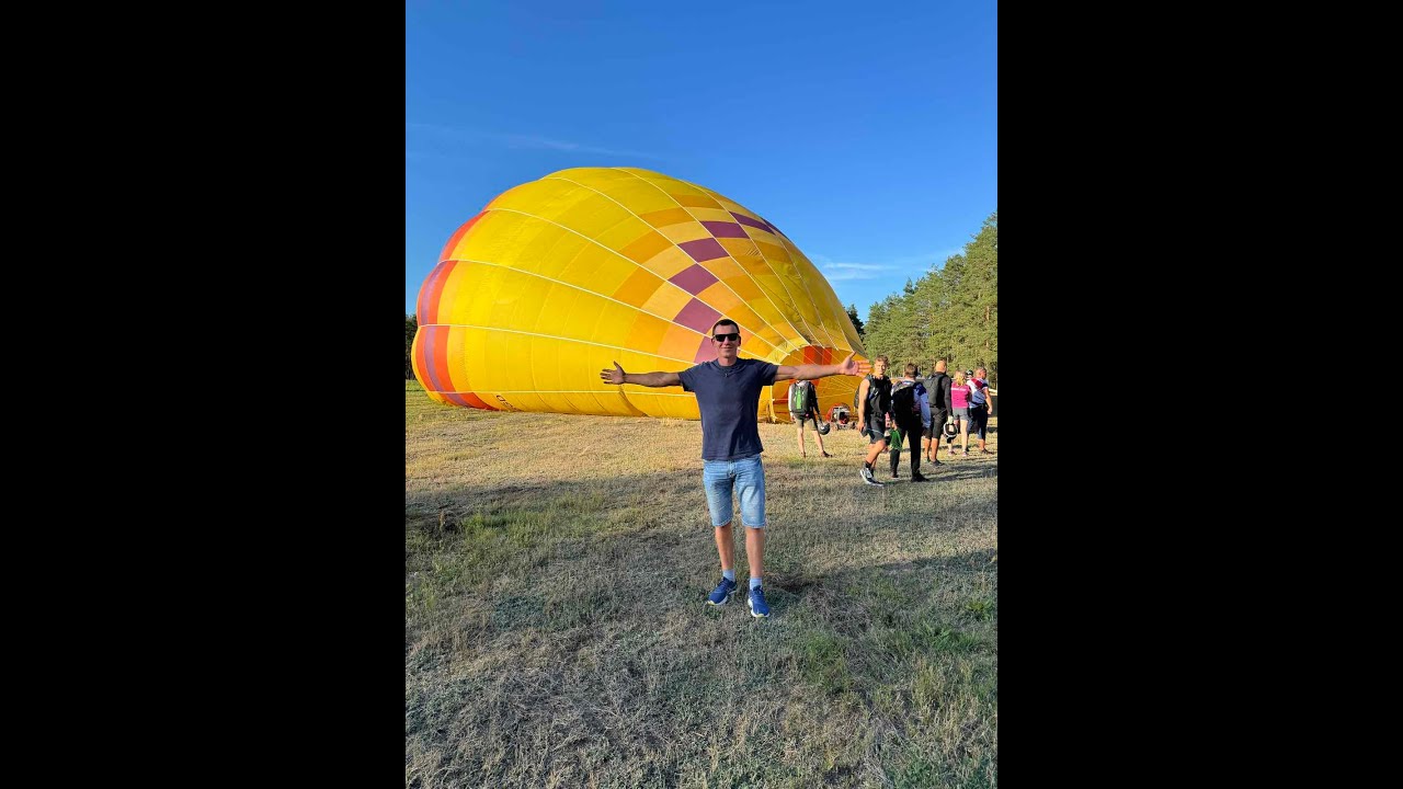 Skydive My first jump from a hot air balloon😊 - YouTube