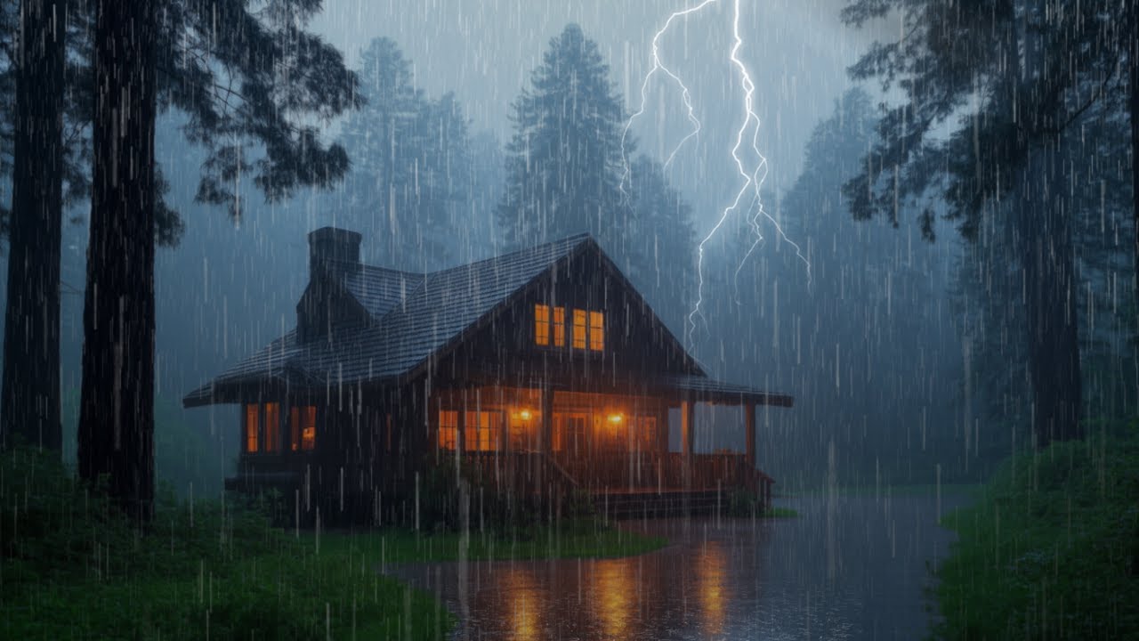 Serene Night Rain - Calming Rain Sounds for Sleep, Relaxation, Study ...
