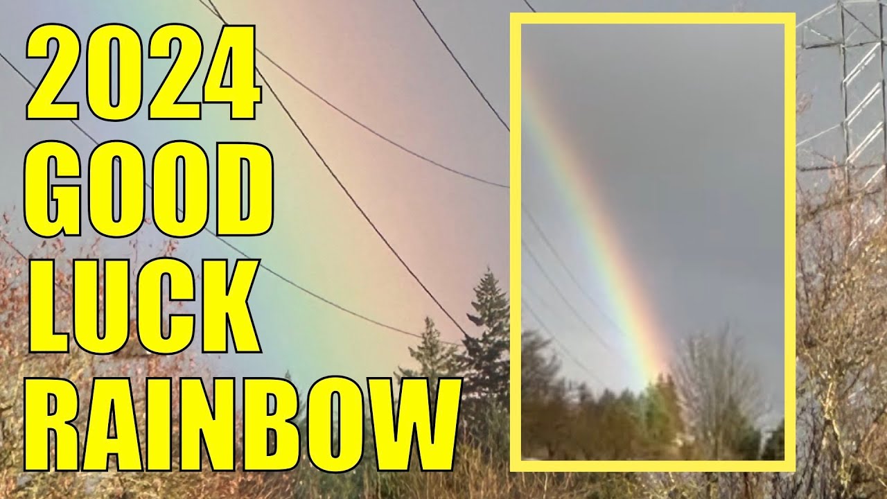 DOUBLE RAINBOW FOR GOOD LUCK - January 7, 2024 - Have a Great 2024 ...