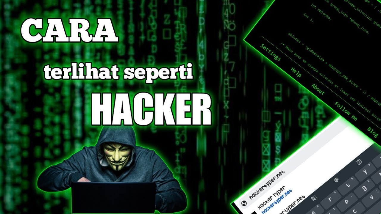 CARA AGAR TERLIHAT SEPERTI HACKER👩‍💻 || MUDAH+AMAN💯 - YouTube