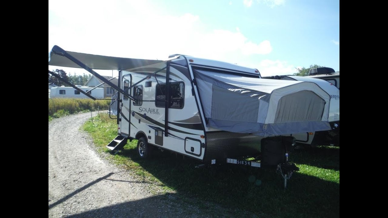 2019 Solaire 147X Ultra Lite Hybrid Trailer @ Camp-Out RV in Stratford ...