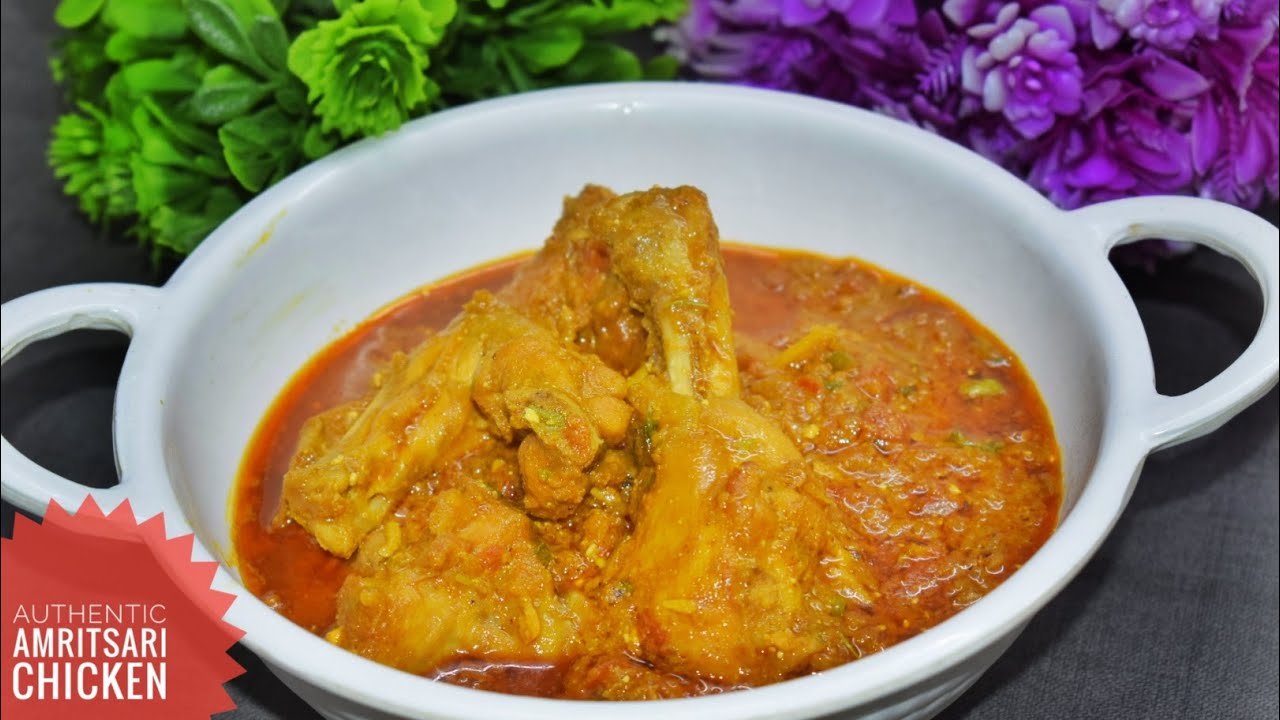 Amritsari Chicken Handi Masala Recipe | How To Make Amritsari Chicken ...