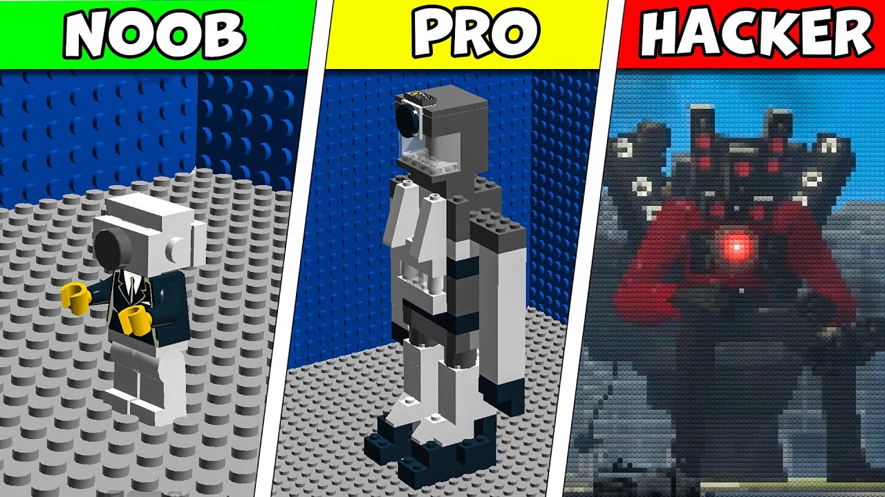 LEGO Speaker Man: Noob, Pro, HACKER!| Skibidi Toilet - YouTube