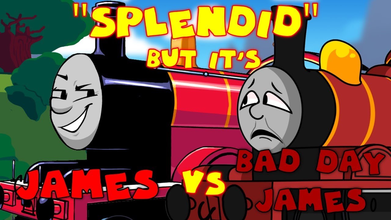 FNF Splendid but it's James vs Bad Day James - YouTube