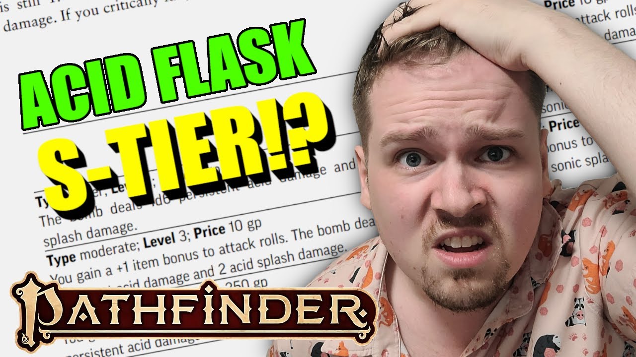 EVERY ALCHEMICAL ITEM TIER LIST - Pathfinder 2e - YouTube